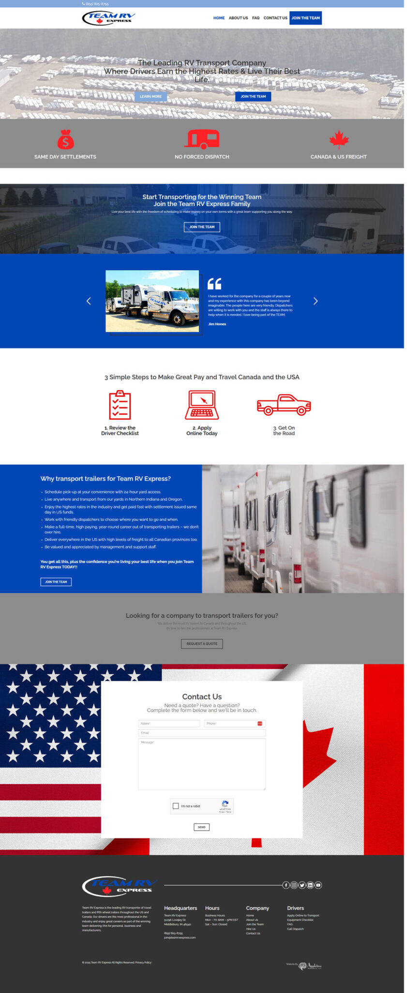 WordPress | Canada Website | Custom Theme